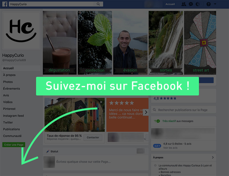 pop-up Facebook HappyCurio | HappyCurio